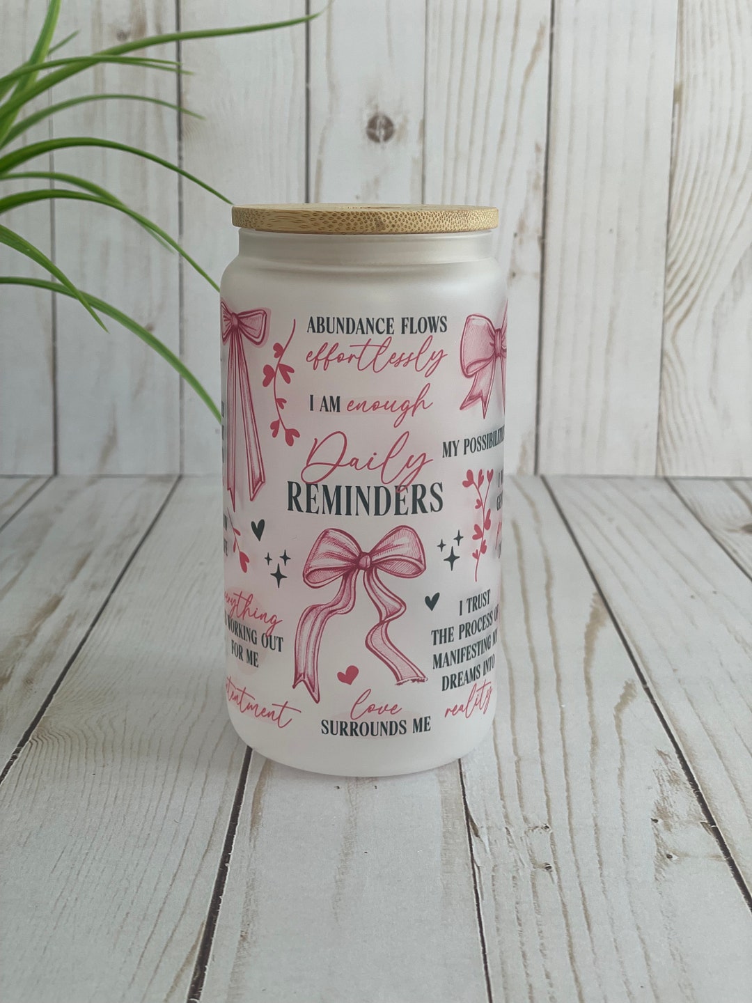 Soft Girl Era Reminder Cup Frosted Can Glass, 16 Oz - Etsy