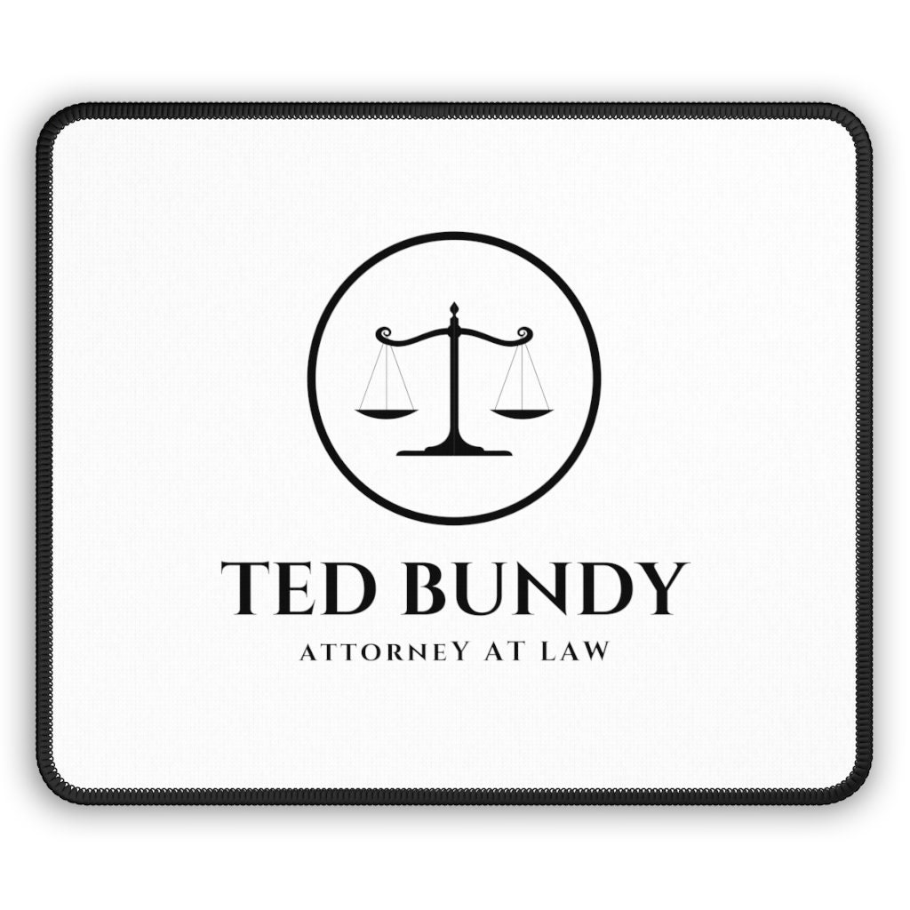 Ted Bundy Attorney at Law True Crime Gaming Mouse Pad - Etsy