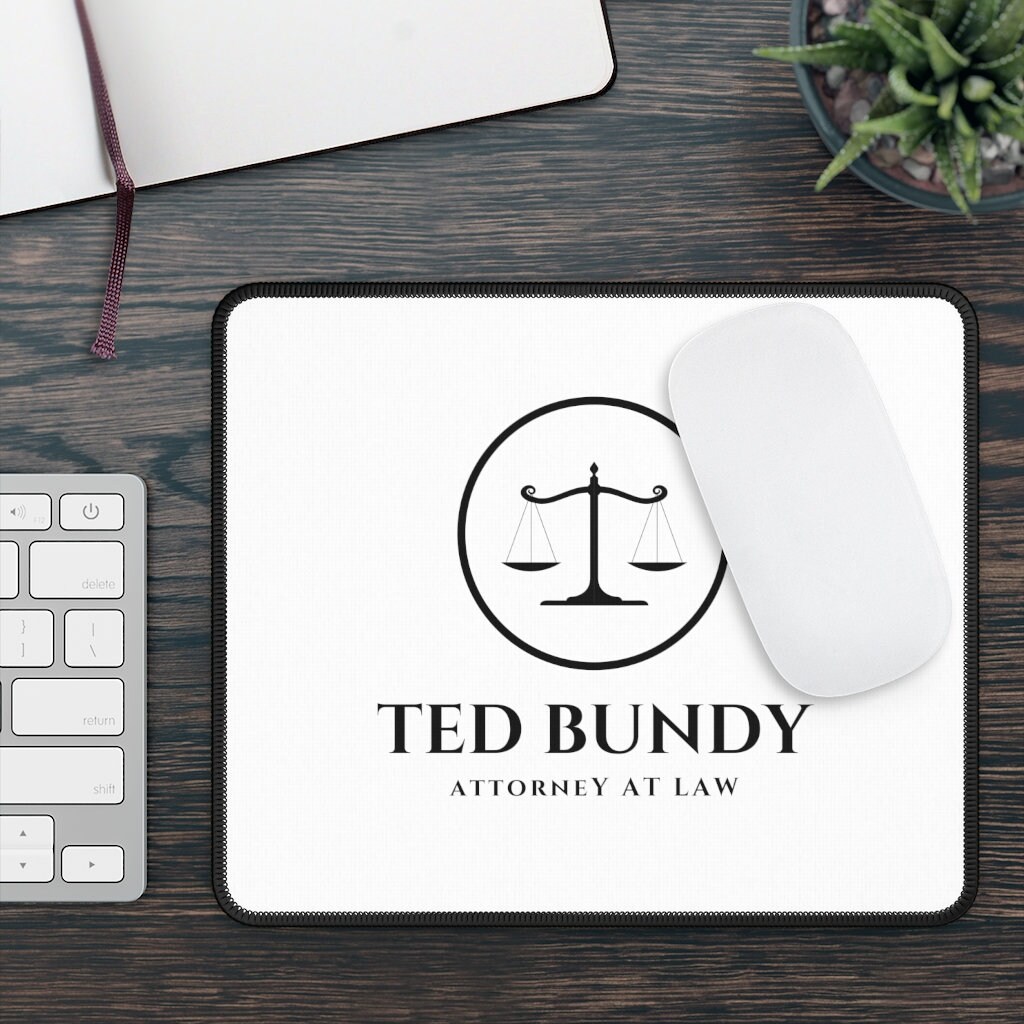 Ted Bundy Attorney at Law True Crime Gaming Mouse Pad - Etsy