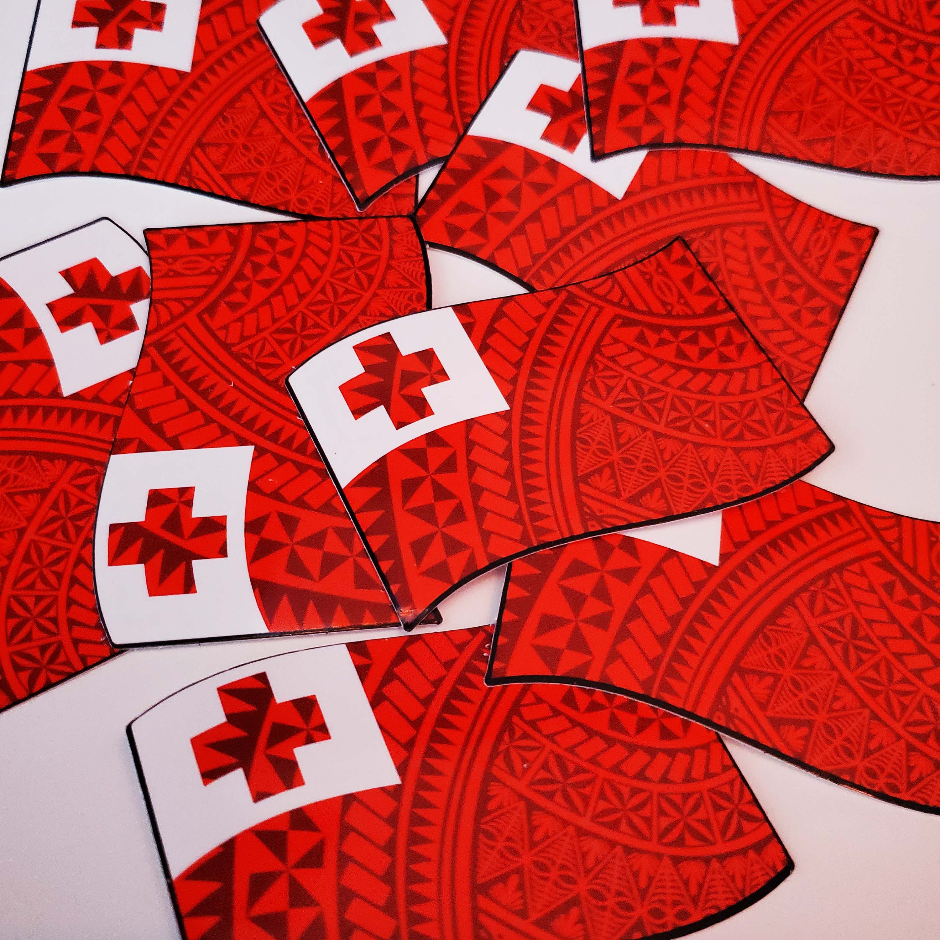 Tongan Flag Sticker - Etsy