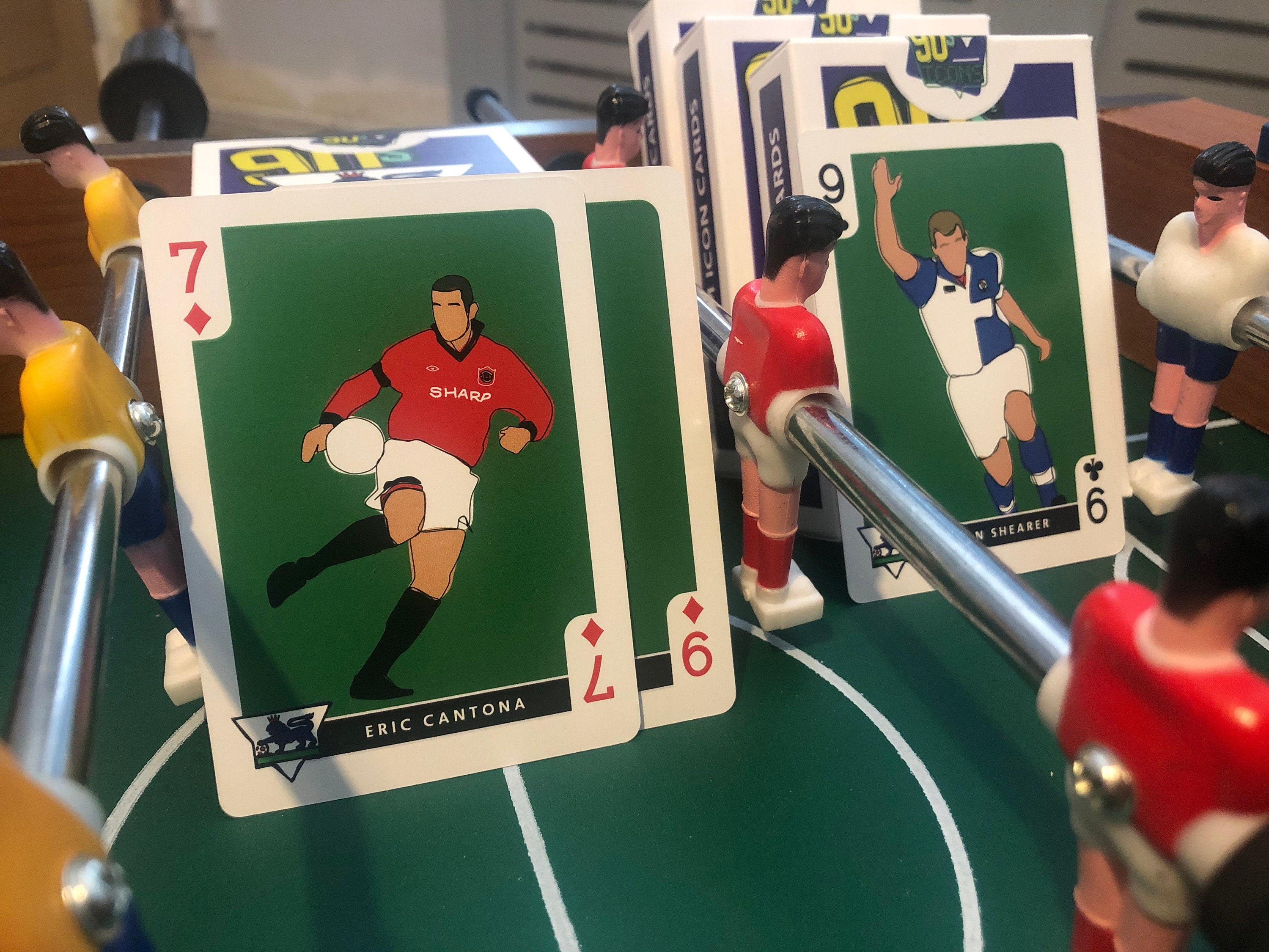 PREM ICON CARDS Playing cards of 90's football icons | Etsy