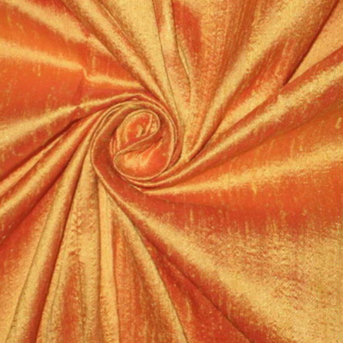 Orange Silk Dupioni Silk Fabric Orange Silk Dupioni Fabric - Etsy
