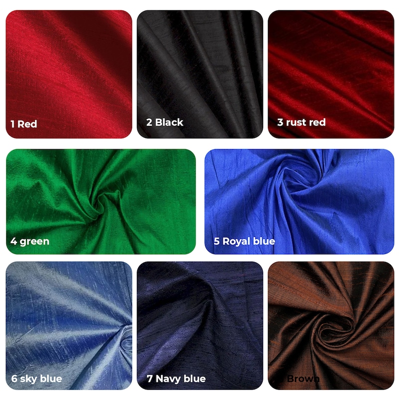 Dupioni Silk Fabric - Etsy