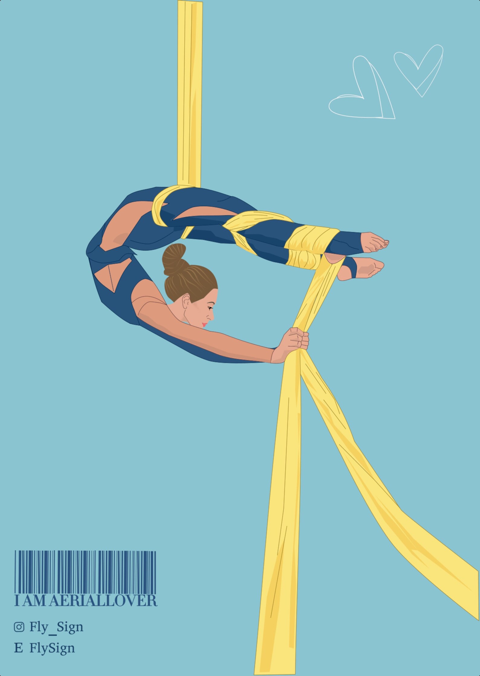 Aerial Silks Colouring. Digital Download Coloring Page. Circus Coloring ...
