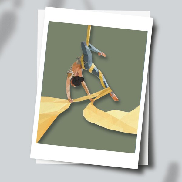 Aerial Silks Drawing - Etsy