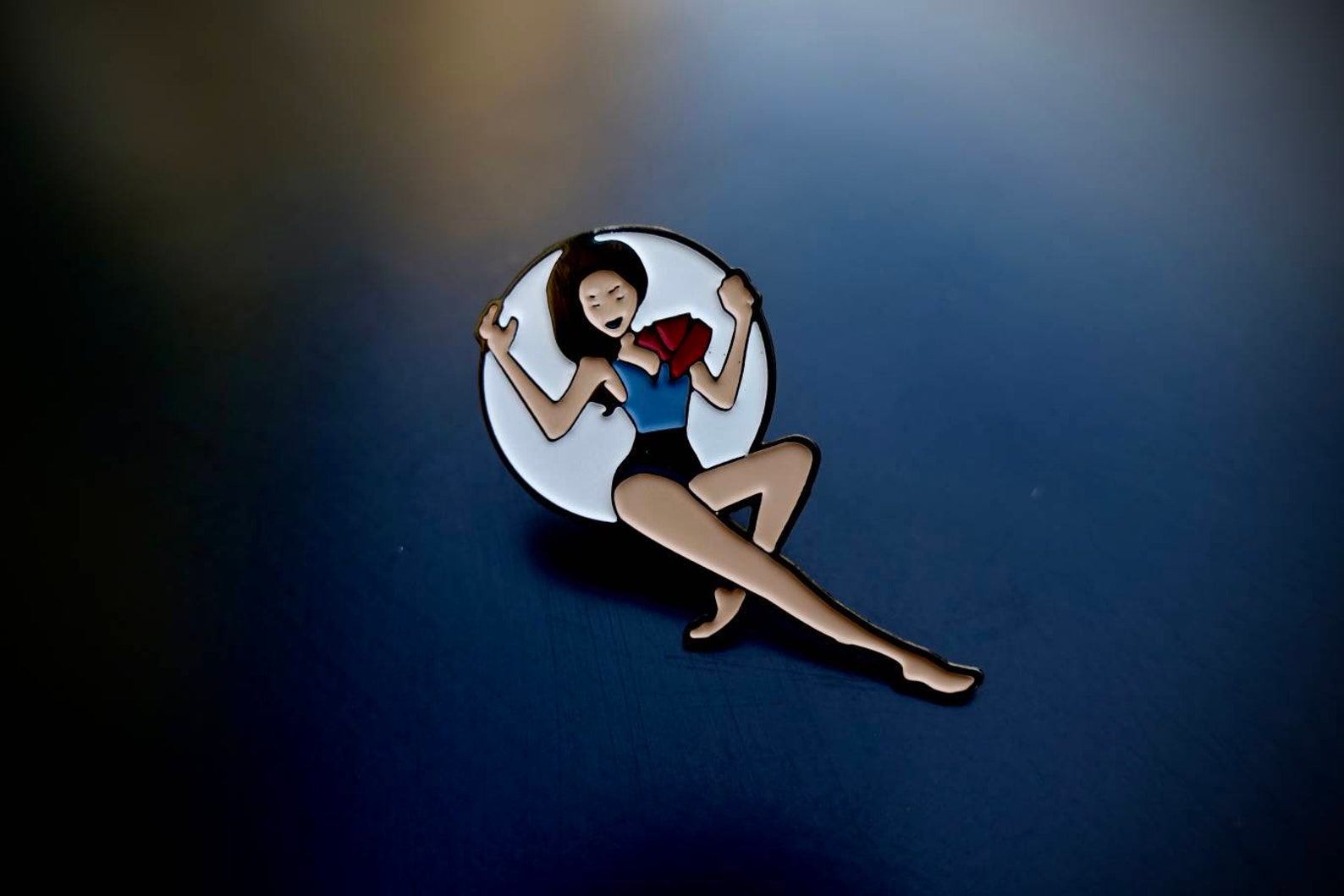 Aerial Hoop Pin. Enamel Pin Badge. Lyra Hoop Pin Badge - Etsy