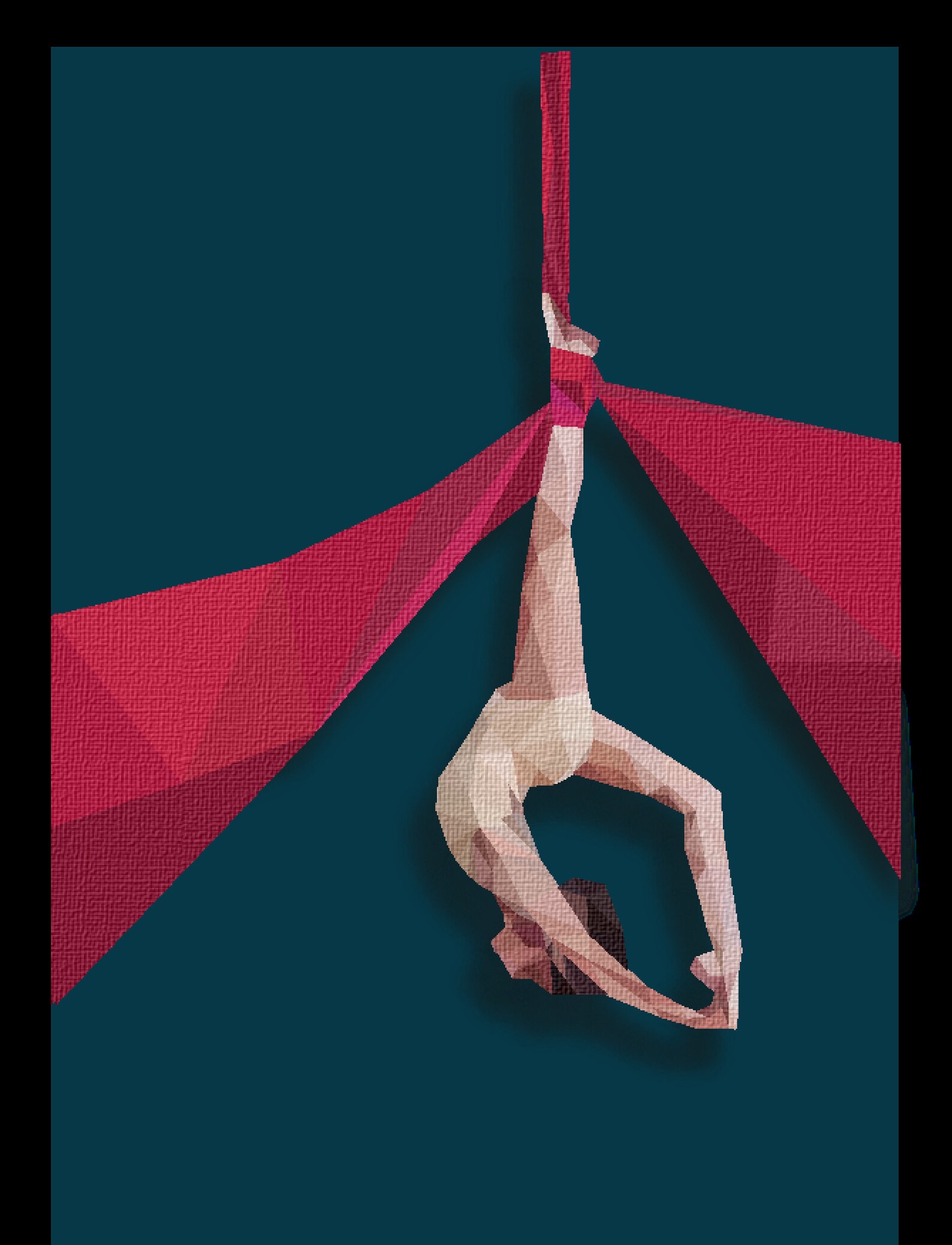 Aerial Silks Wall Decor, Aerialist Drawing. Poster - Etsy