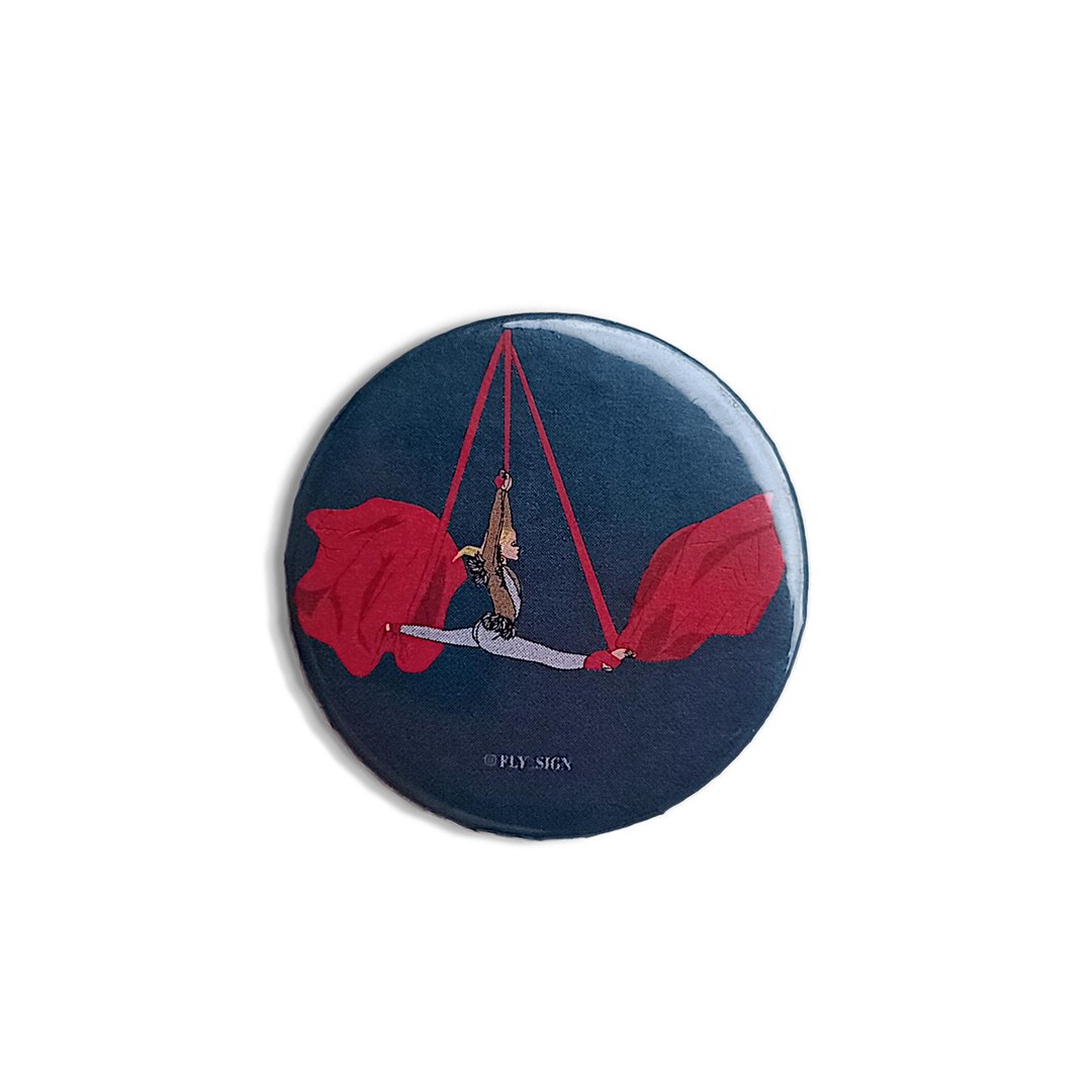 Pole Dance and Aerial Silk Button Pins. Perfect Gift for Aerialist ...
