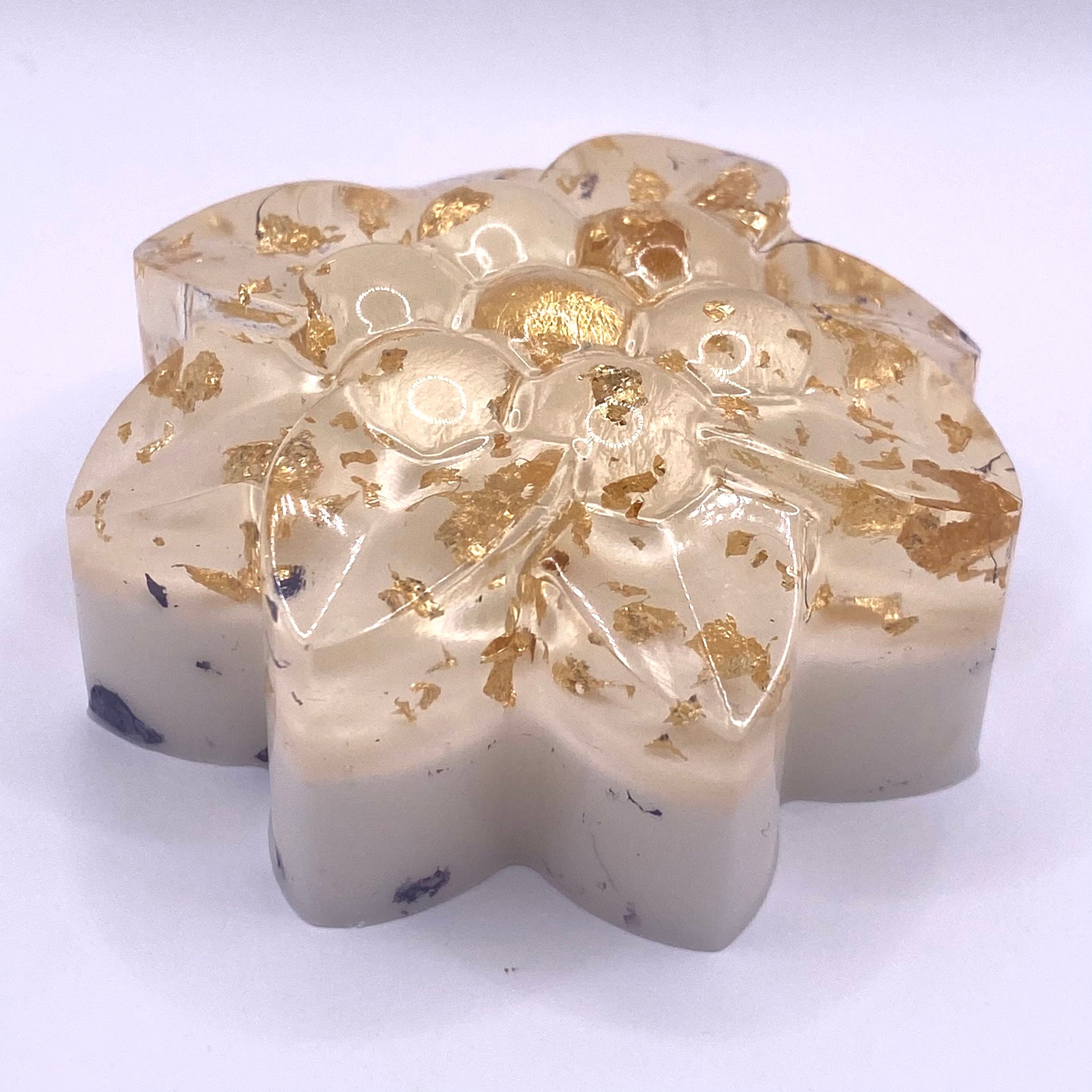 Ice and Gold Flower - Etsy