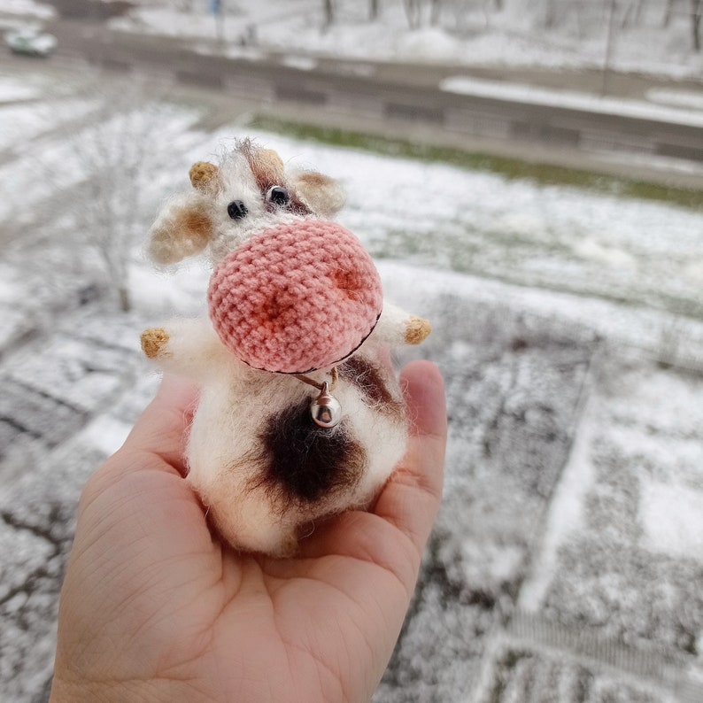 2 in 1 PATTERNS Fatty Bulls Toys Cow Magnet Keychain Small | Etsy