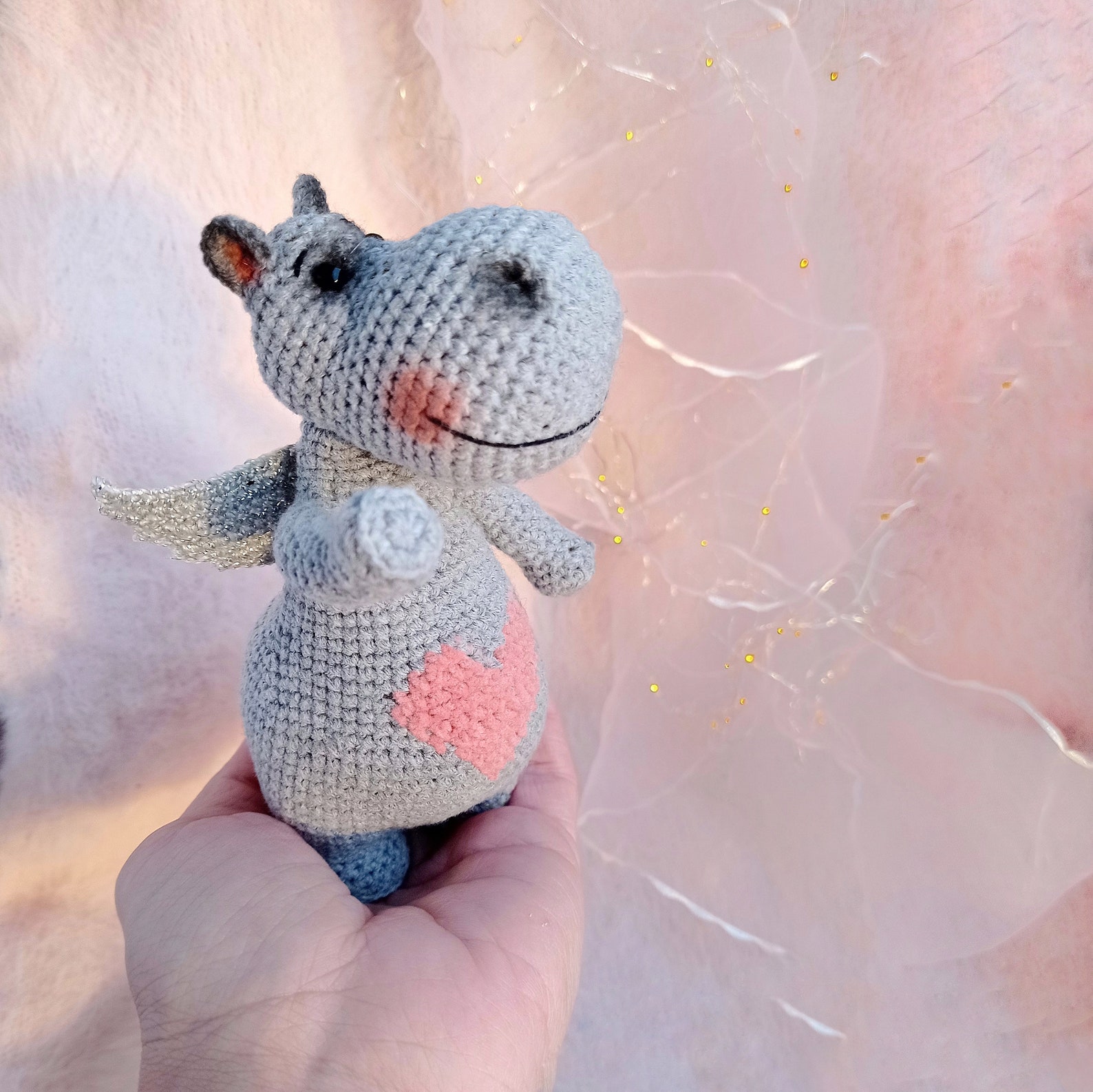 PATTERN Hippo Crochet Hippopotamus Pdf Amigurumi Miniature Toys - Etsy