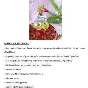 2 in 1 PATTERNS Crochet Goose Martha and Goose Hans Pdf Amigurumi Toys ...