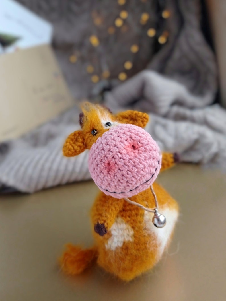 2 in 1 PATTERNS Fatty Bulls Toys Cow Magnet Keychain Small | Etsy