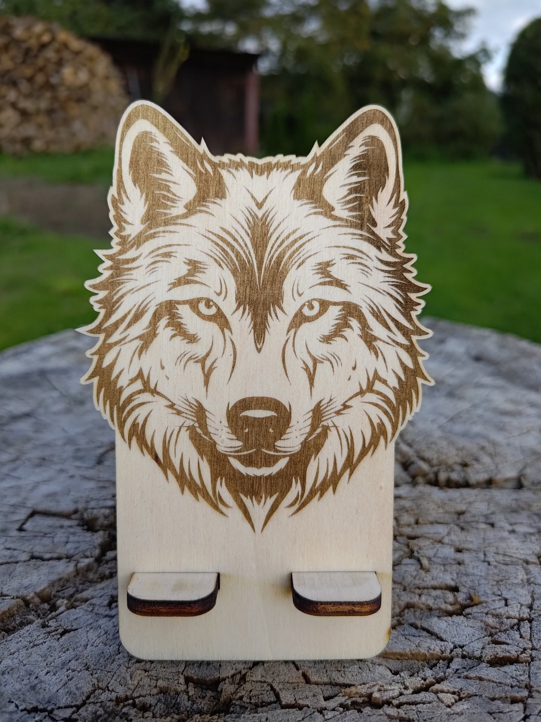 Phone Stand Laser Cut File. Plywood Phone Stand. Wooden Phone Stand ...