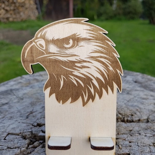 Wooden Phone Stand - Etsy