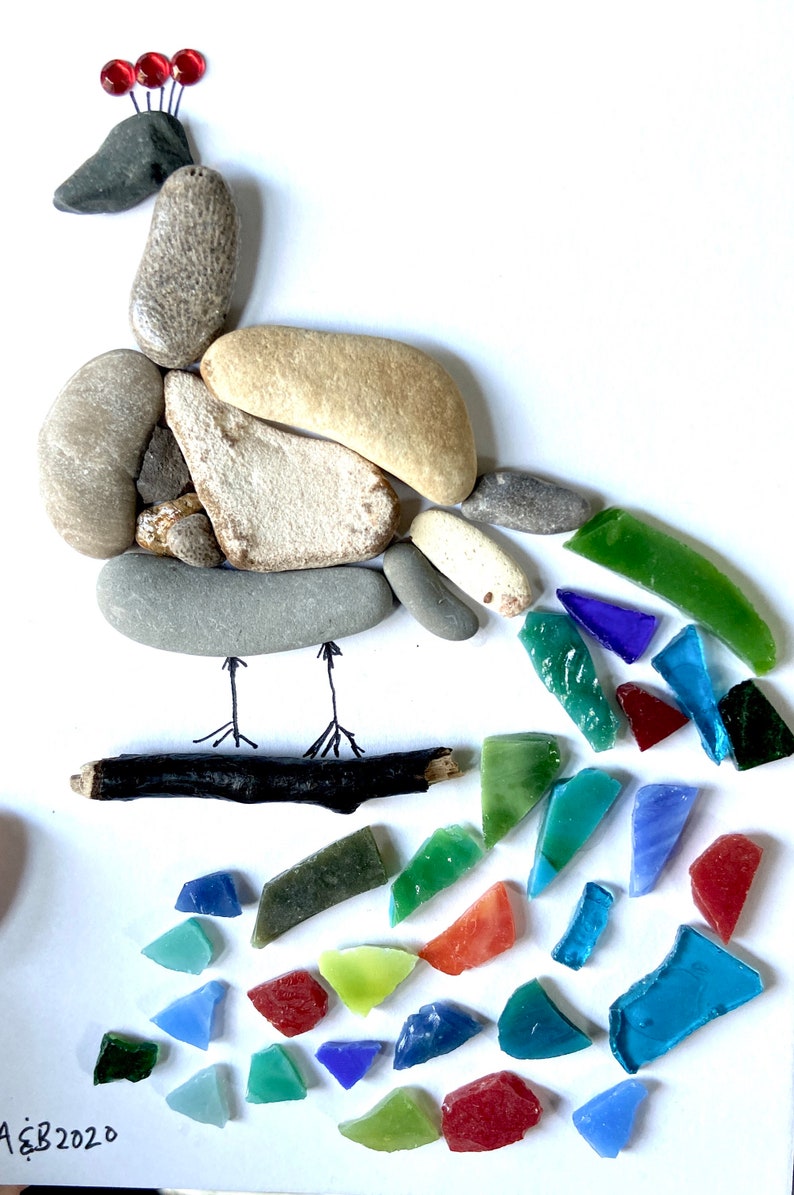 8 X 10 Custom Pebble Art Hand-gathered Michigan Materials and - Etsy