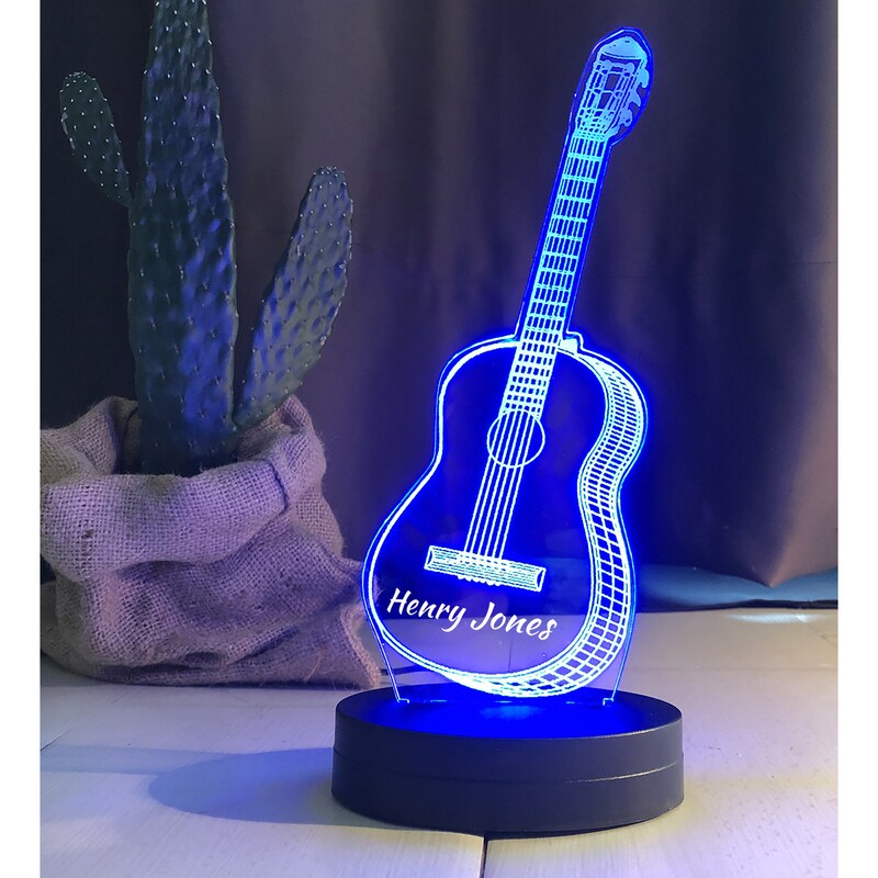 Guitar Lamp - Etsy