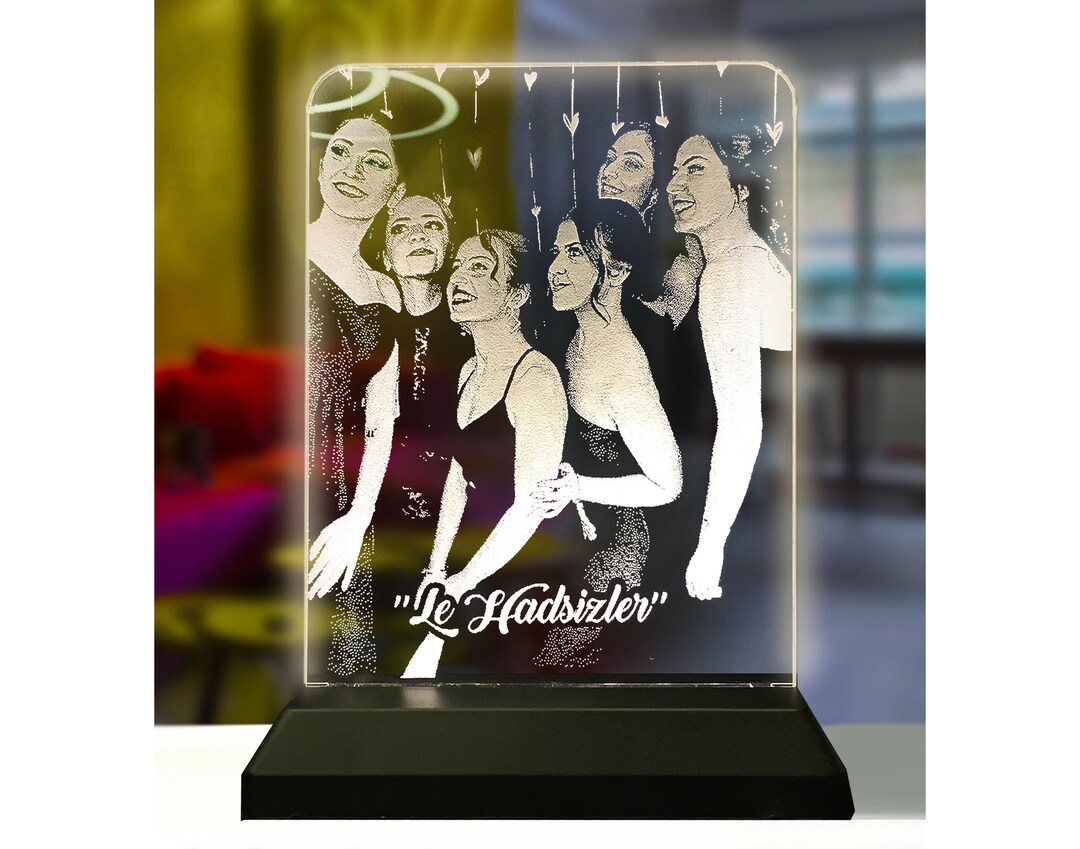 Customize Picture Lamp, Bestfriends Lamp Gift, Personalized 3D Night ...