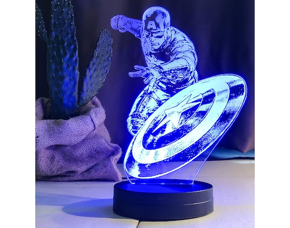 Movie Character 3D Led Lamp Multi Color Led Table Lamp - Etsy