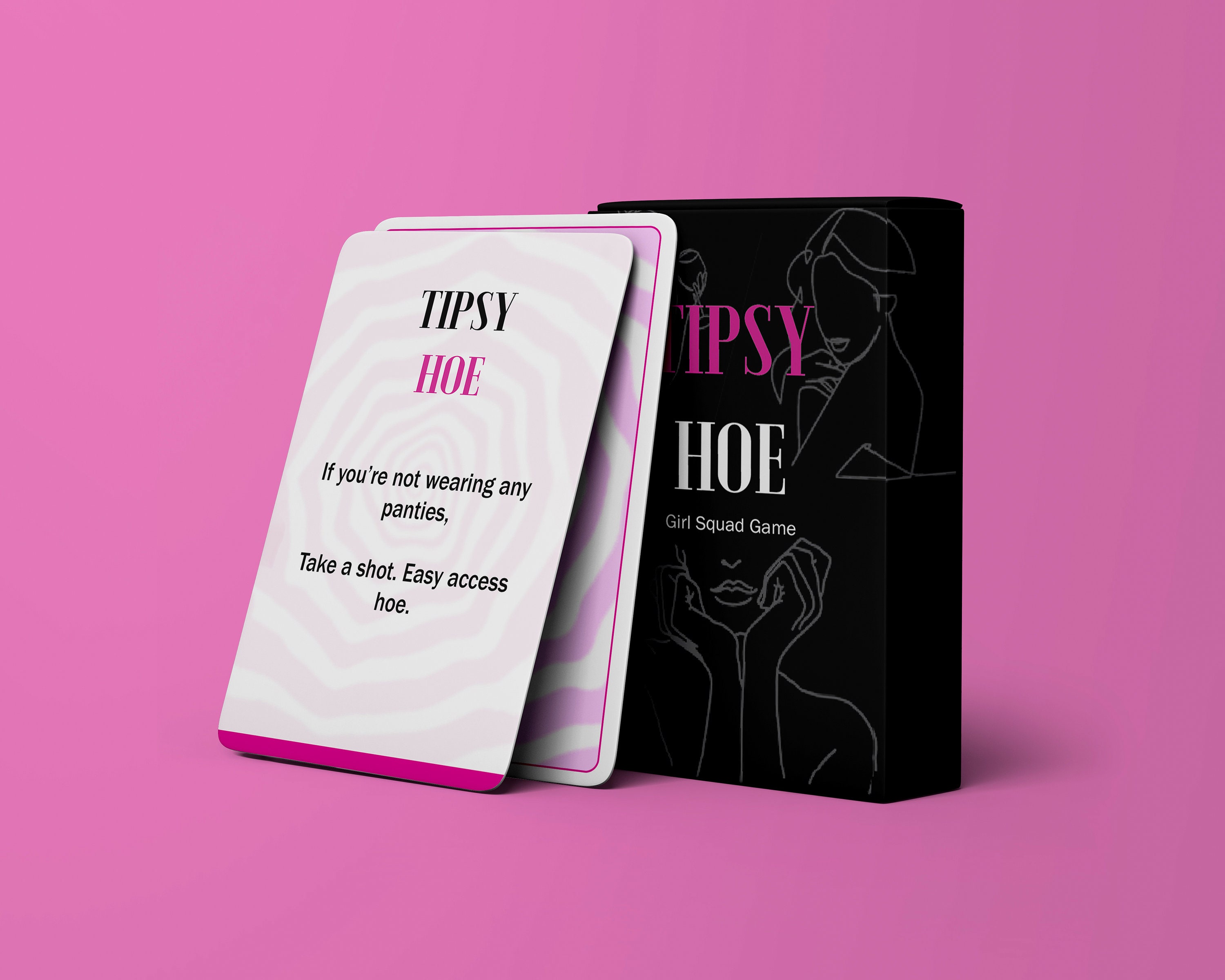Tipsy Hoe: Girl's Night Game Girls Sleepover Game Party - Etsy