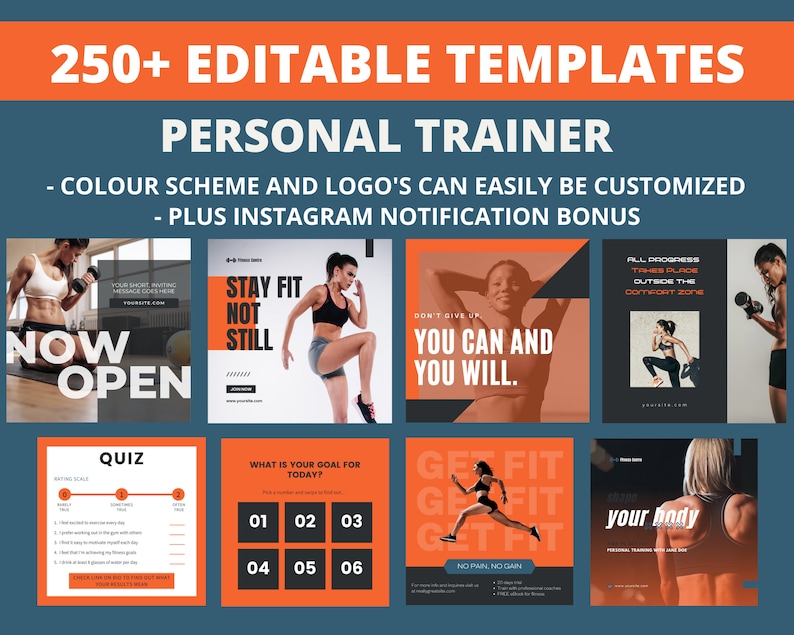 Personal Trainer Instagram Post - Etsy
