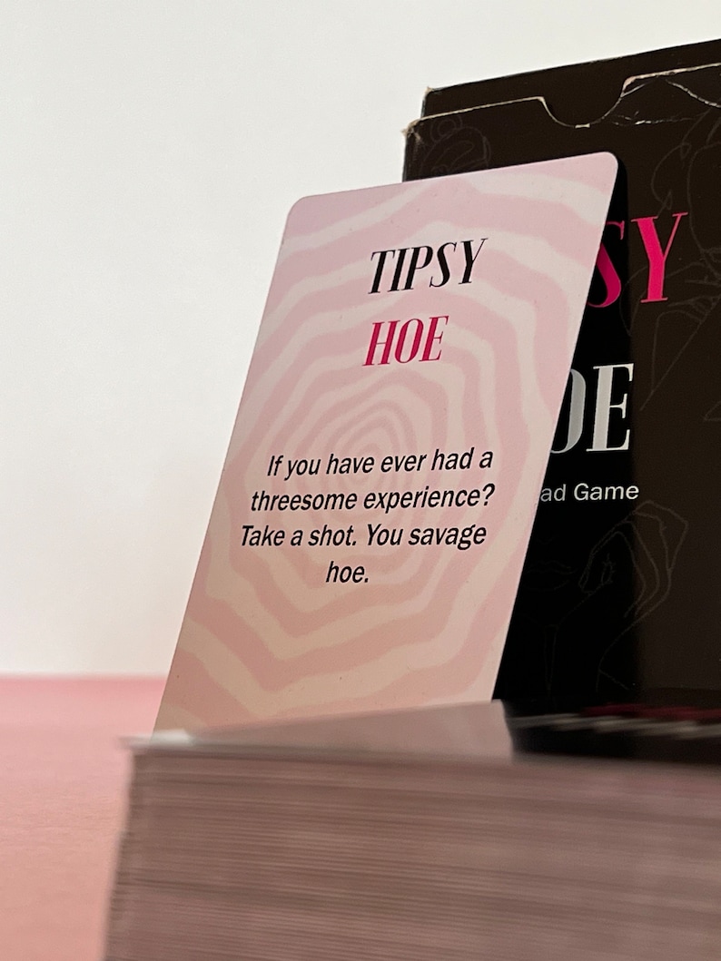 Tipsy Hoe: Girls Night Card Game, Bachelorette Party Game, Bachelorette ...