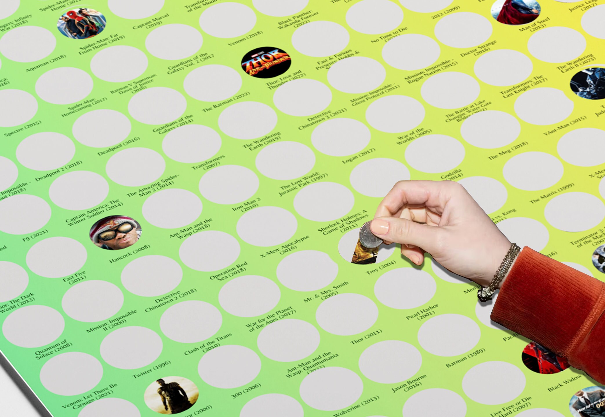 150 Scratch-off Movie Poster. Explore, Scratch and Reveal 150 Movies ...