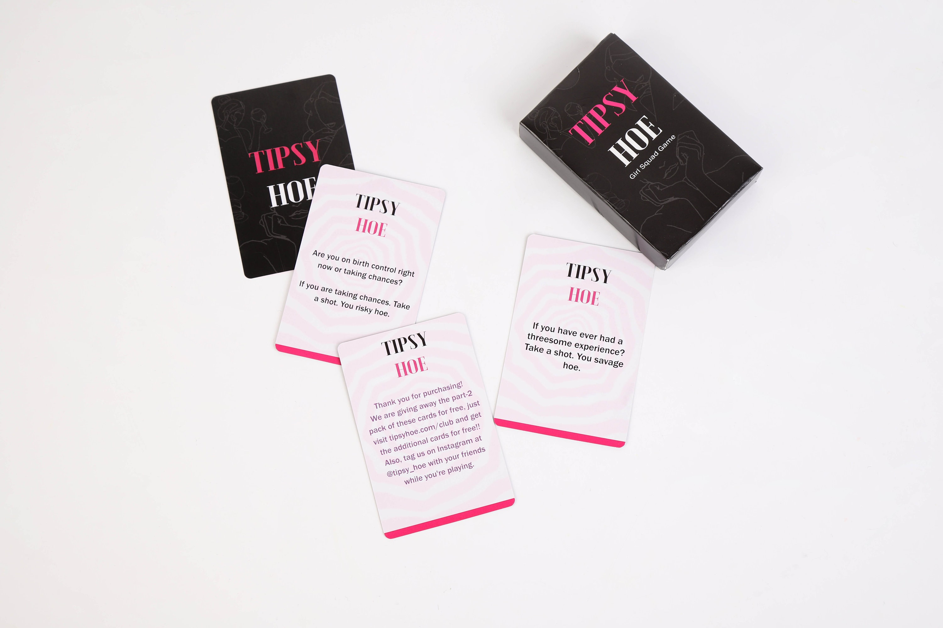 Tipsy Hoe: Drinking Card Game, Bachelorette Party Game, Girls Night ...
