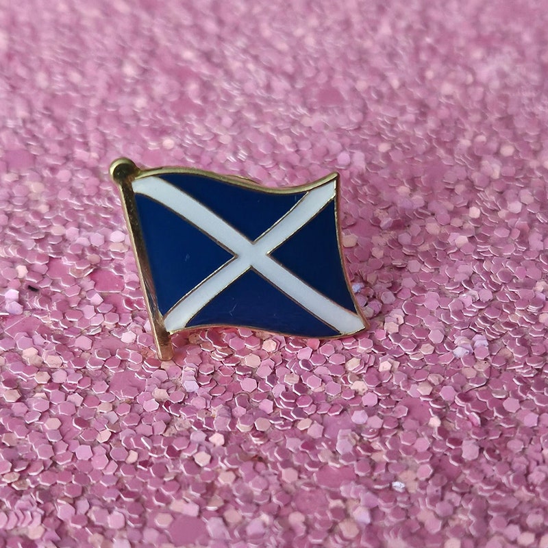Scottish Enamel Pin - Etsy