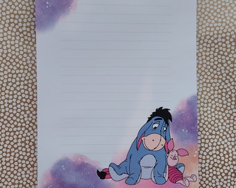 Winnie the Pooh Notepad Set of Two 5.5x8.5 Notepad 50 Sheets Winnie the ...
