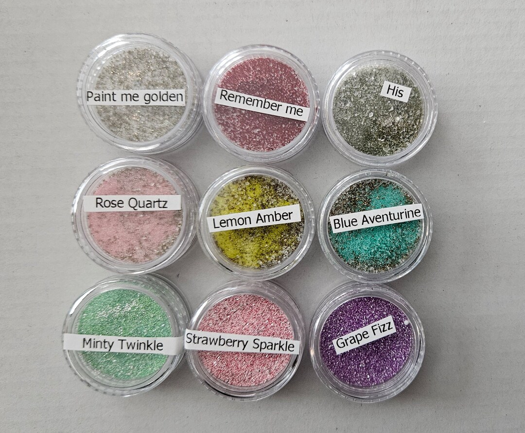 Embossing Powder - Glitter - Effect Powder - Heat Tool Powder Different ...