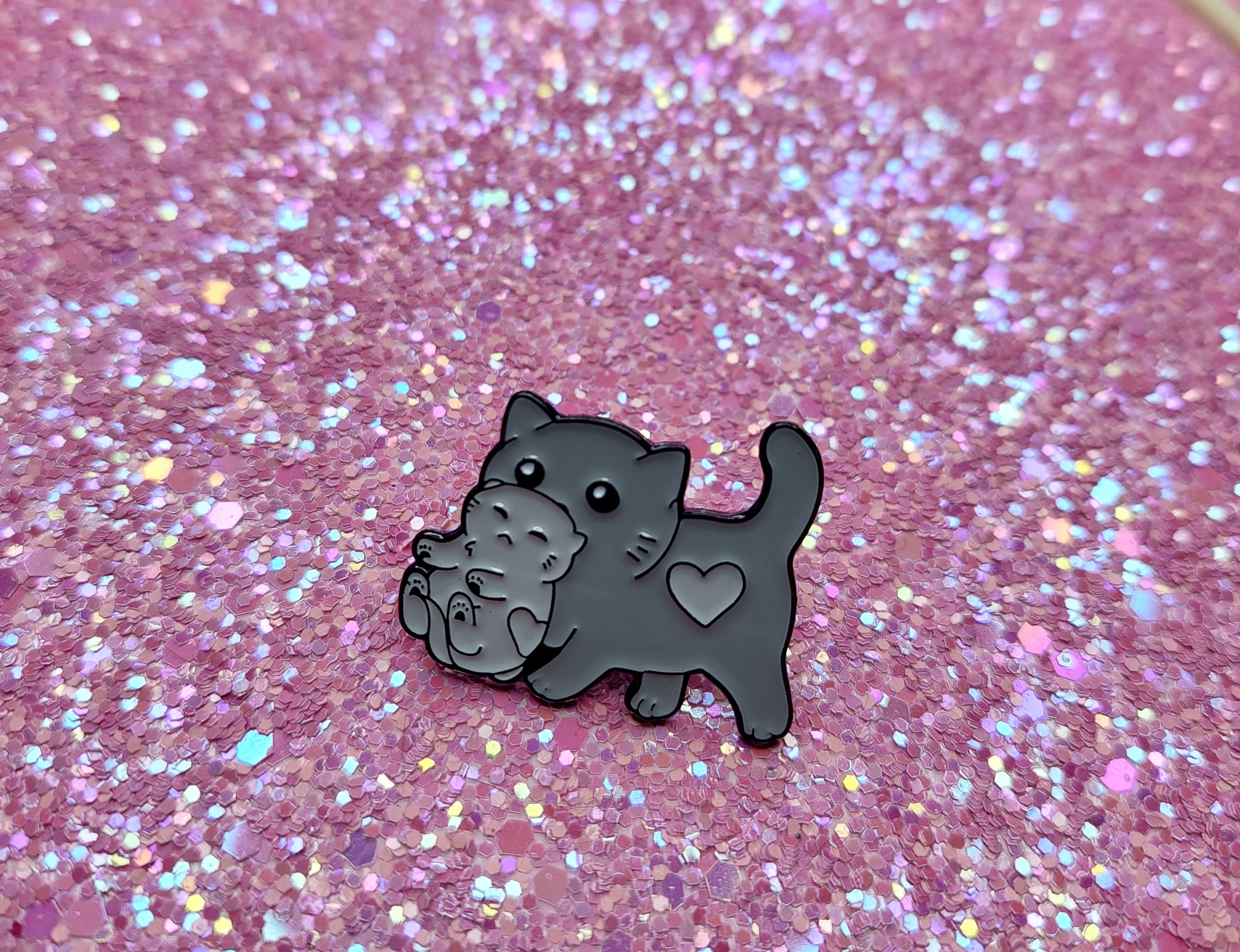 Pin Cat With Kitten - Etsy