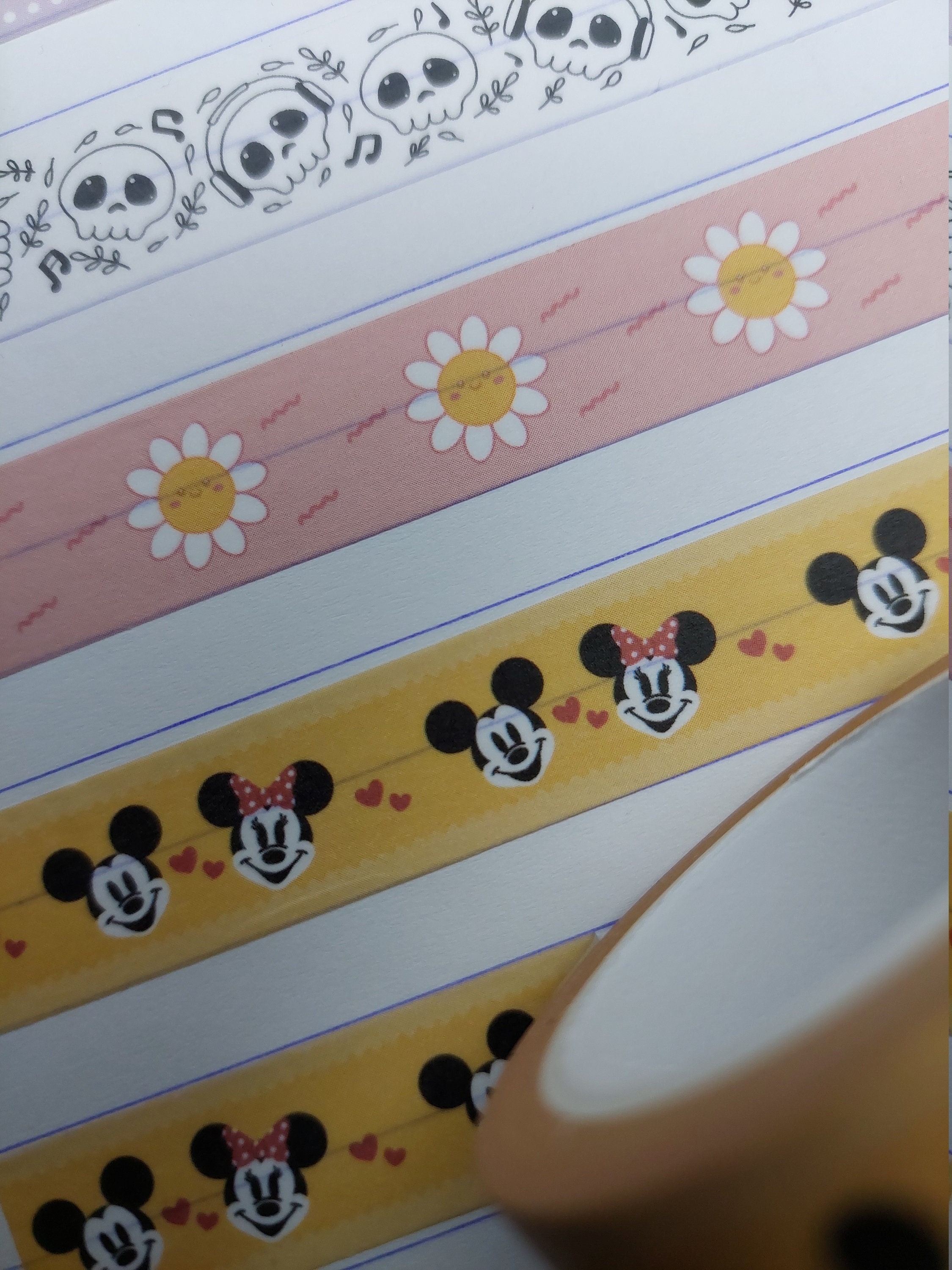 Mickey, Minnie Mouse Disney Inspired Washi Tape - Etsy