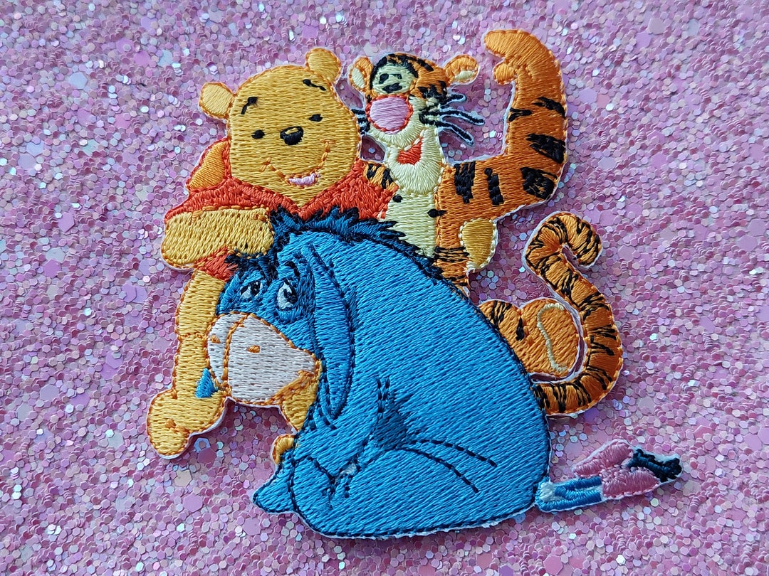 Iron on Patch Disney Inspired Winnie the Pooh, Tigger, Eeyore - Etsy