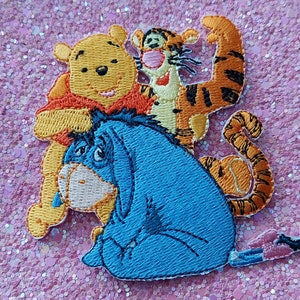 Iron on Patch Disney Inspired Winnie the Pooh, Tigger, Eeyore - Etsy
