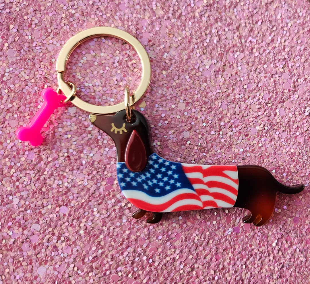 Cool Dachshund Key Ring -sausage Dog - Dachshund - Gift for a Dog Lover ...