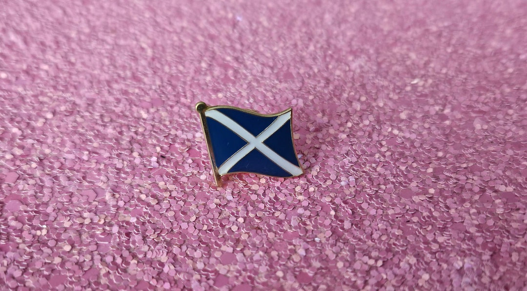Enamel Pin Scottish Flag - Flag Scotland - Etsy