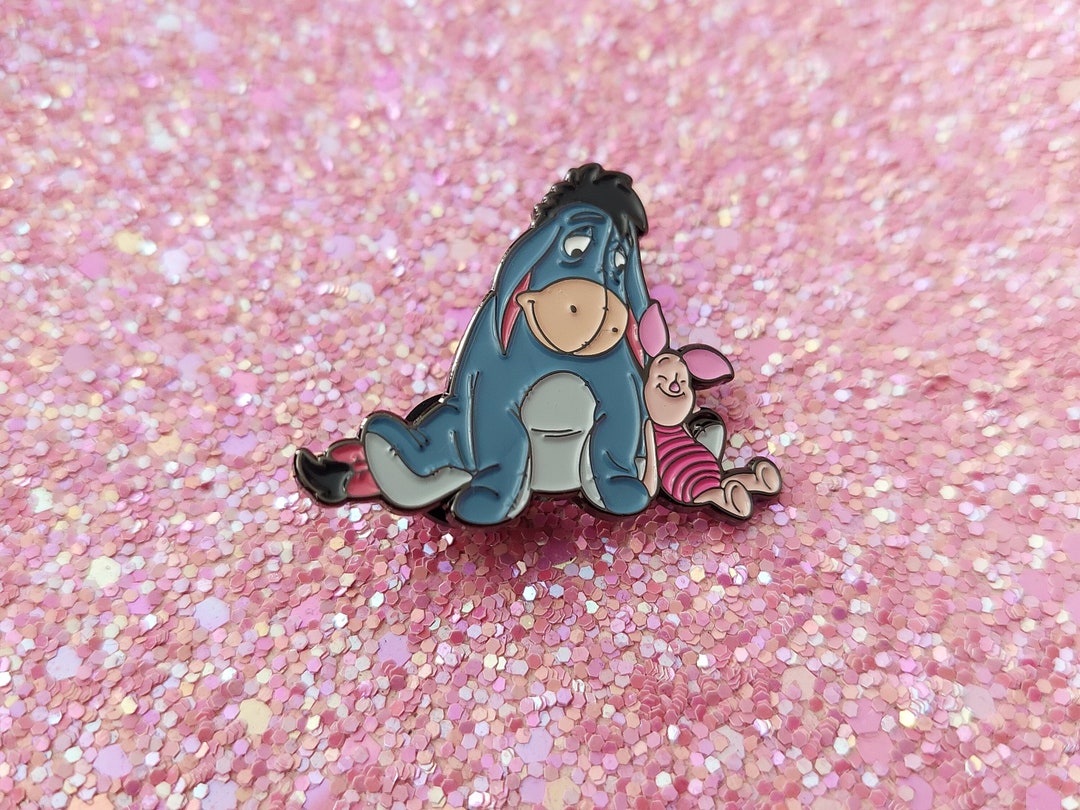 Enamel Pin Eeyore and Piglet - Winnie the Pooh Disney Inspired - Etsy