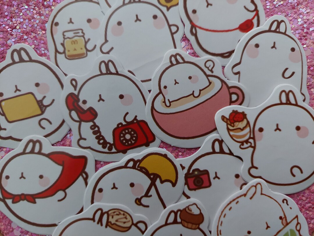 Rabbit Sticker Set - Snail Mail, Planner, Bullet Journal - Etsy