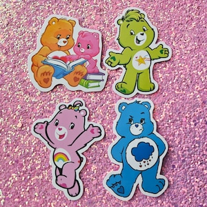 Care Bear Stickers 4 Pieces Set - Etsy