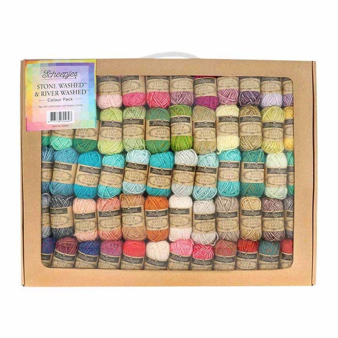 Scheepjes Stonewashed-riverwashed Color Pack 58x10g - Etsy