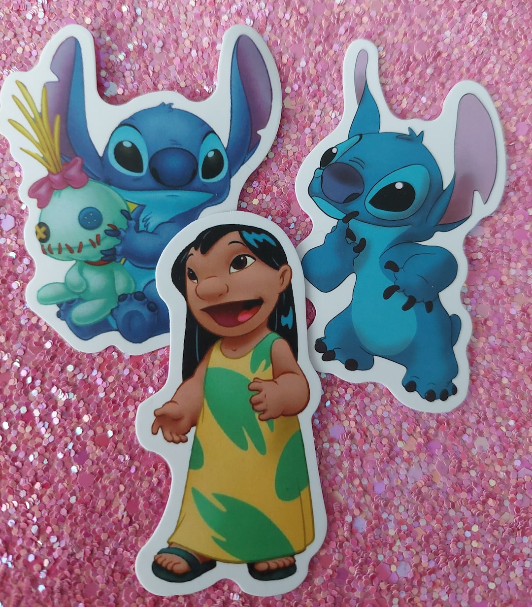 Lilo and Stitch Disney Inspired Stickers Waterproof - Etsy