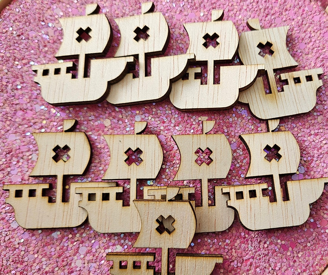 Boats Blank Shapes 15 Pieces Wooden Boats Birch Wood 38mm - Etsy