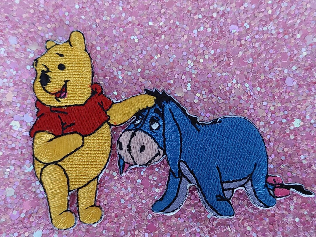 Iron on Patch Winnie the Pooh and Eeyore Disney Inspired - Etsy