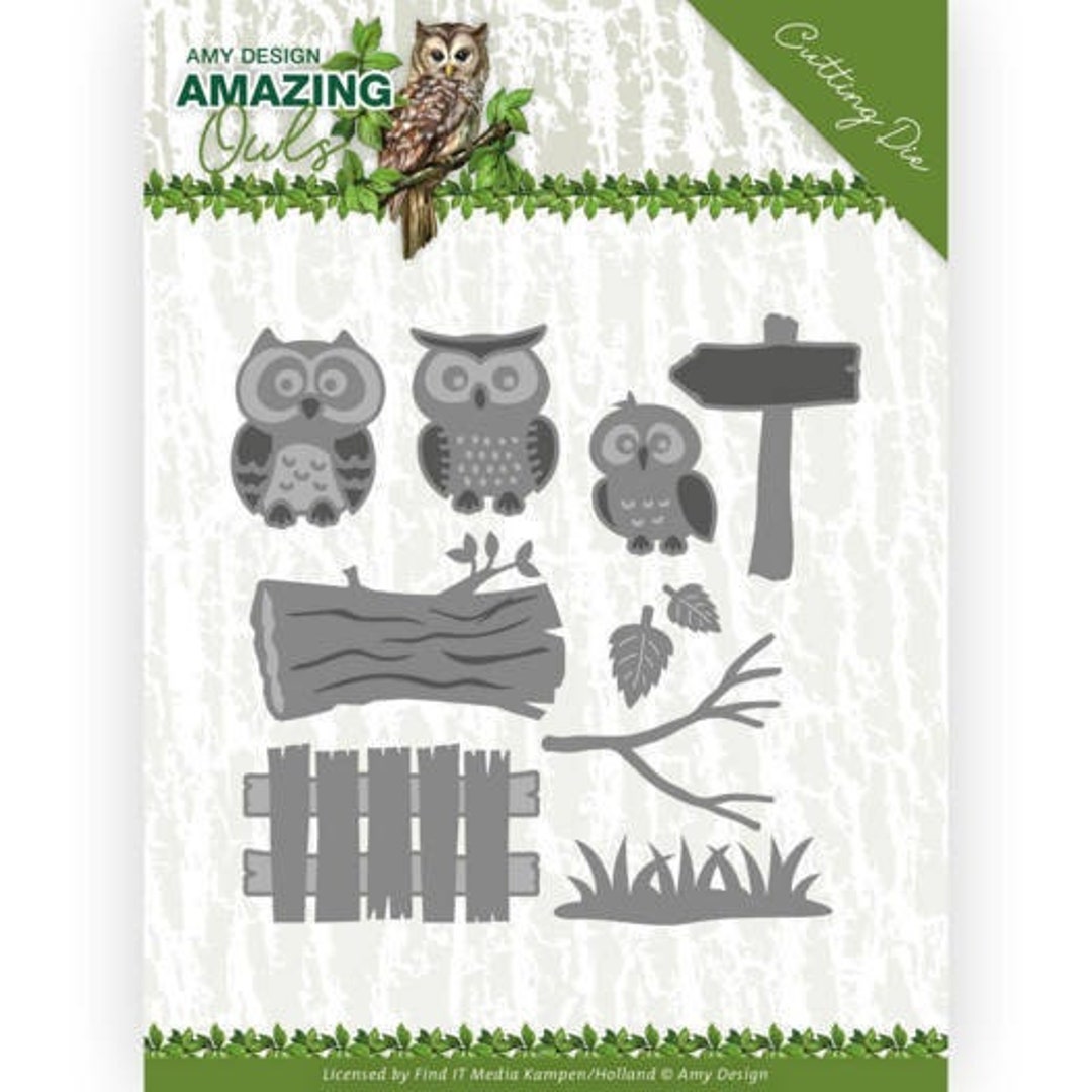Cutting Dies - Amy Design - Amazing Owls - Owl Family ADD10217 - Etsy