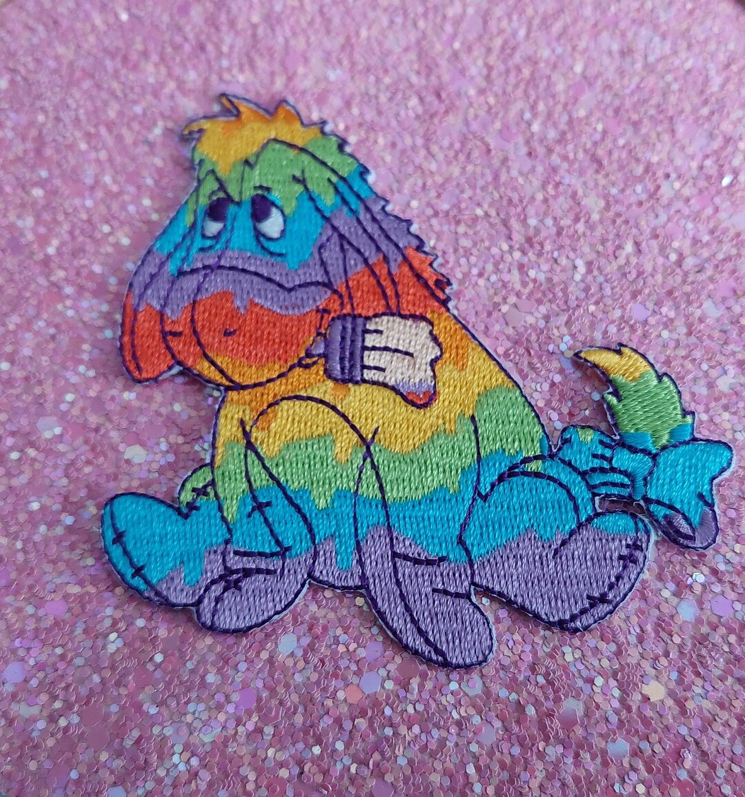 Eeyore Iron on Patch, Winnie the Pooh, Sew on Patch Eeyore, Inspired ...