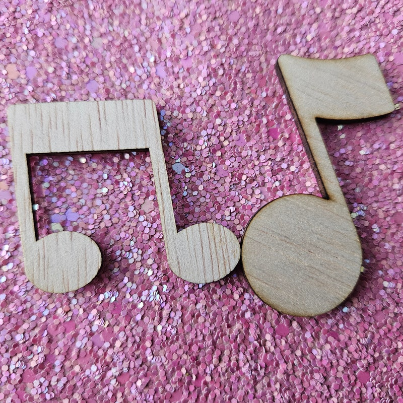 Music Wood Shapes - Etsy