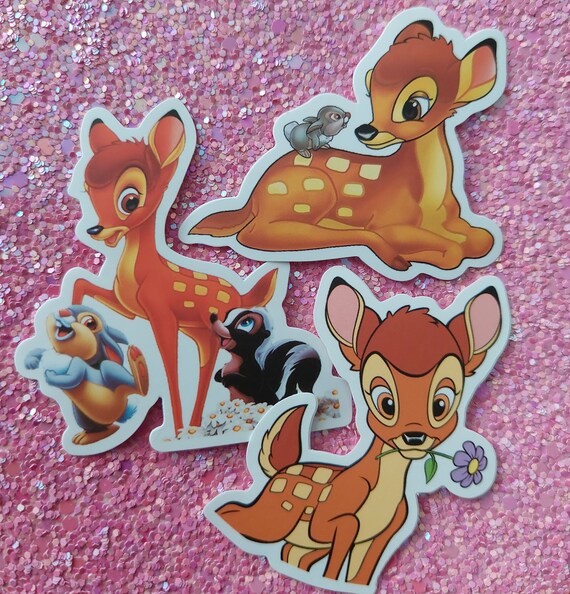 Bambi Stickers 3 Pieces Disney Inspired - Etsy