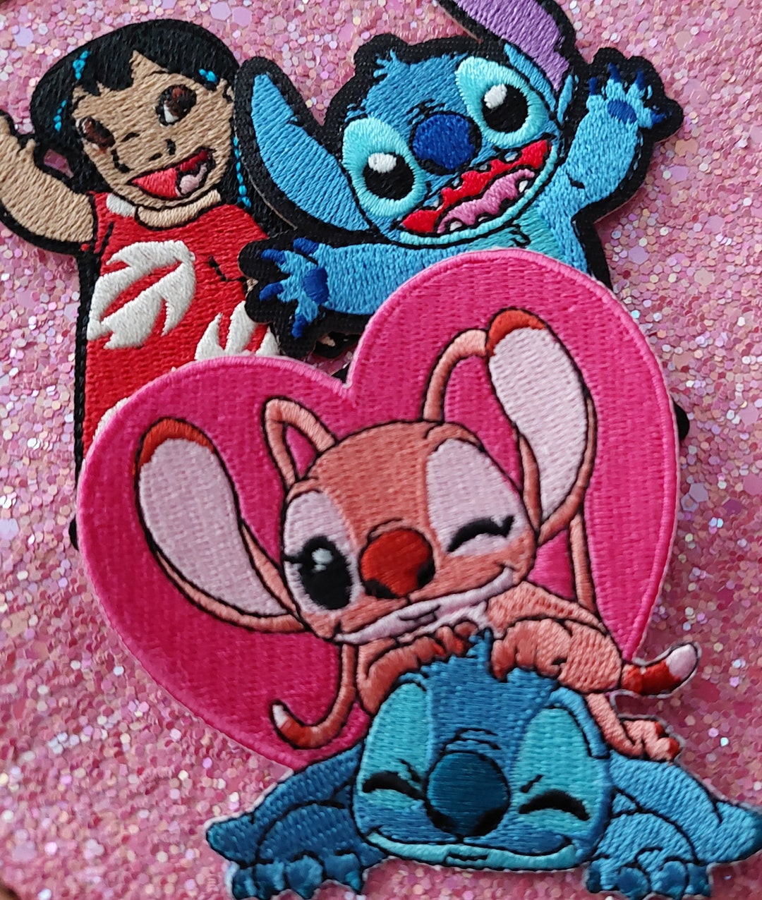 Lilo and Stitch, Lilo and Angel Iron on Patch Set - Patches Disney ...