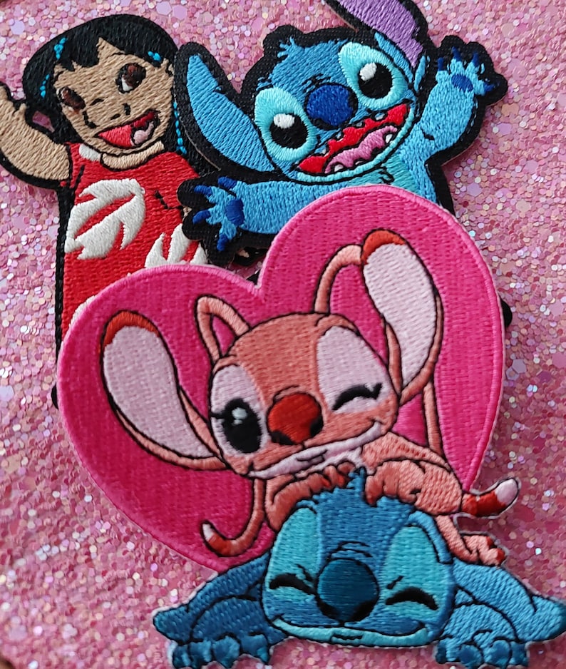 Lilo y Stitch, Lilo y Angel Iron en el set Patch Patches inspirado en ...